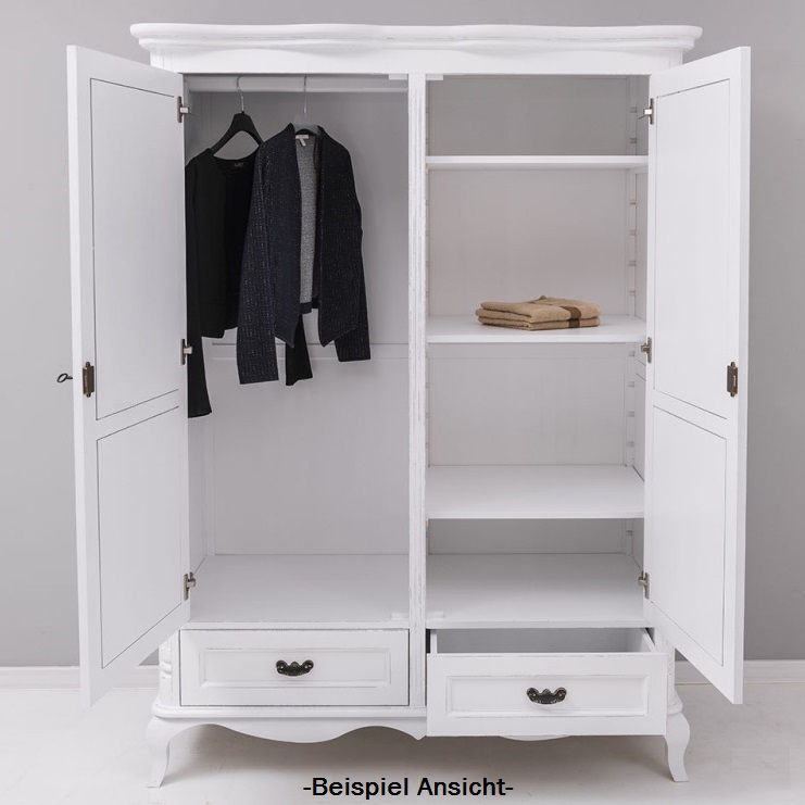 aktiv-moebel.de - Kleiderschrank klassisch Barock Massivholz schwarz Antik Serie Baden-Baden ...