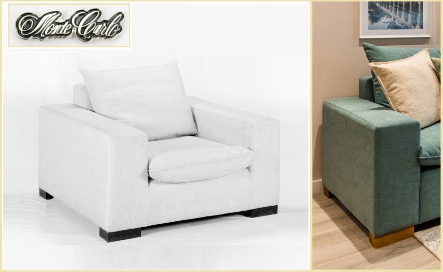 aktiv-moebel.de - Designer Lounge Sessel Monte Carlo Polstersessel ...