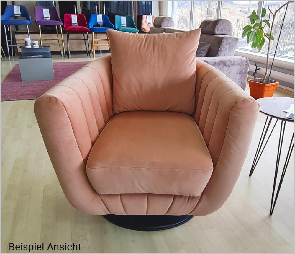 aktiv-moebel.de - Designer Sessel Bordeaux rot Samt Velour Stoff ...